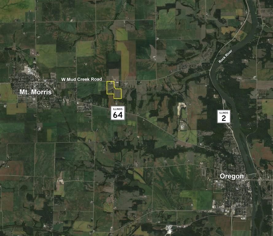 70.63 Acres, 3005 W Mud Creek Road, Mount Morris, IL 61054 | Land and Farm