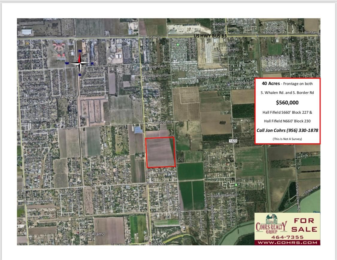 1 Mile S Whalen Road, Donna, TX 78537 | MLS: 305205 | Land and Farm