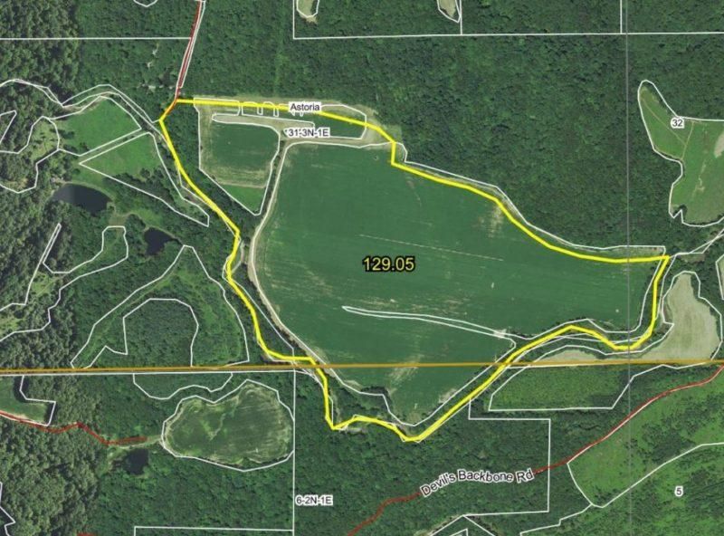 129.05 Acres, North Taylor Lane, Astoria, IL 61501 | Land and Farm