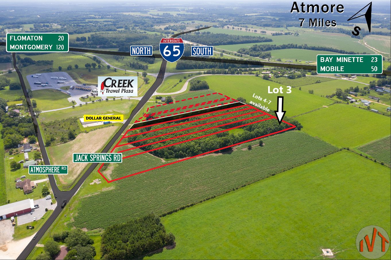 4 Acres, 3 JACK SPRINGS RD, Atmore, AL 36502 | Land and Farm