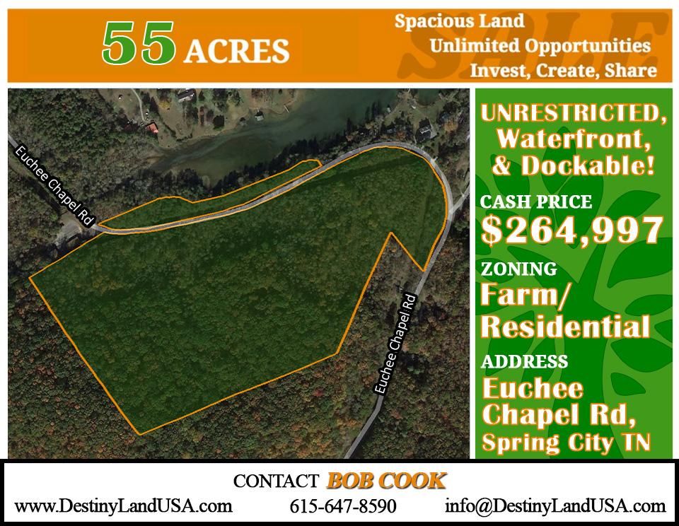55 Acres, Euchee Chapel Rd, Spring City, TN 37381 | Land and Farm