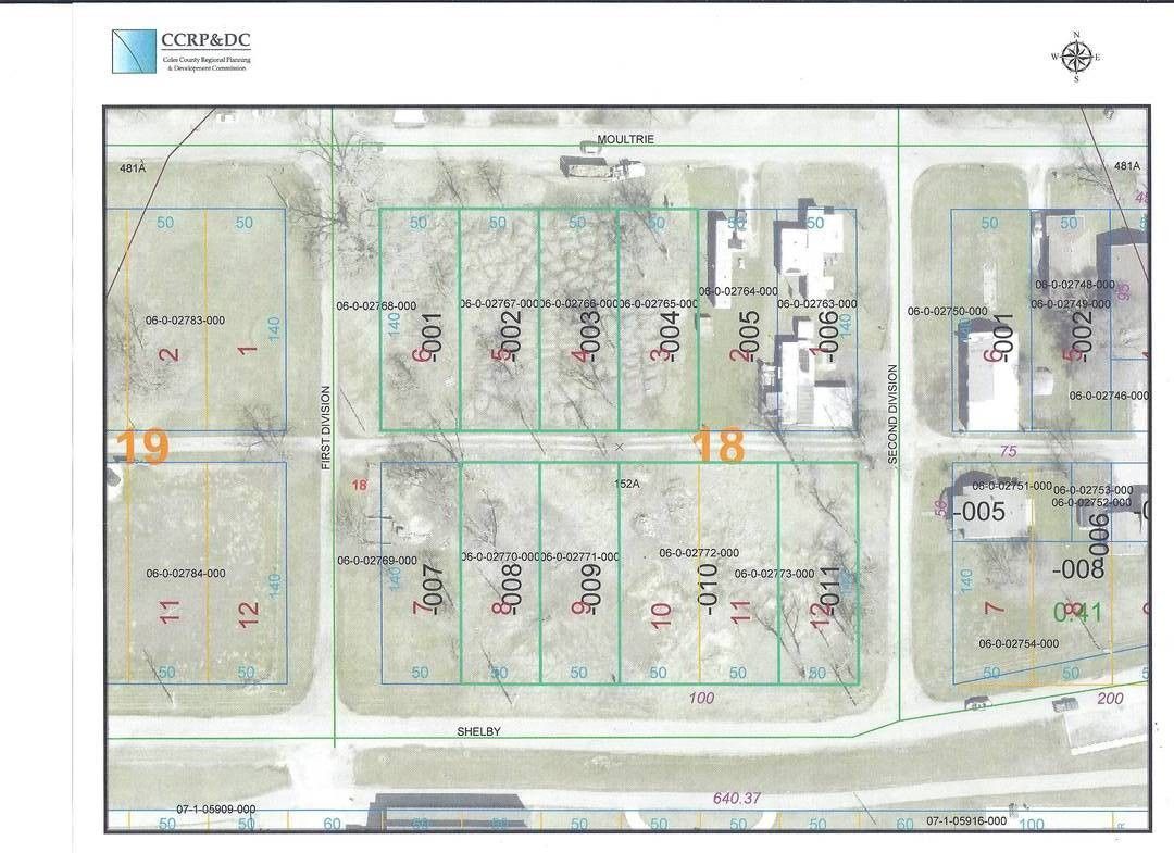 1.44 Acres, Lots/Land 60,64,68,72 Shelby/65,67,73Moultrie, 9 Lots ...