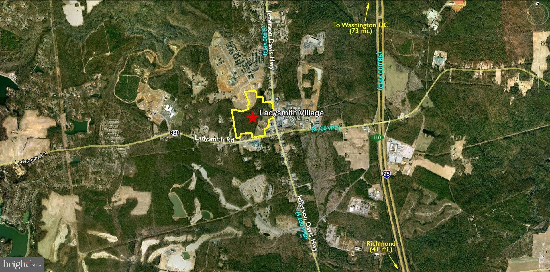 53.26 Acres, JEFFERSON DAVIS HWY., Ladysmith, VA 22501 | Land and Farm