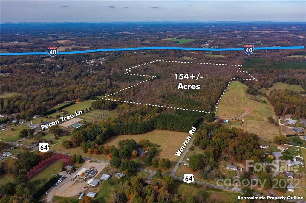154.31 Acres, 0 Warren Road, Statesville, NC 28625 | Land and Farm
