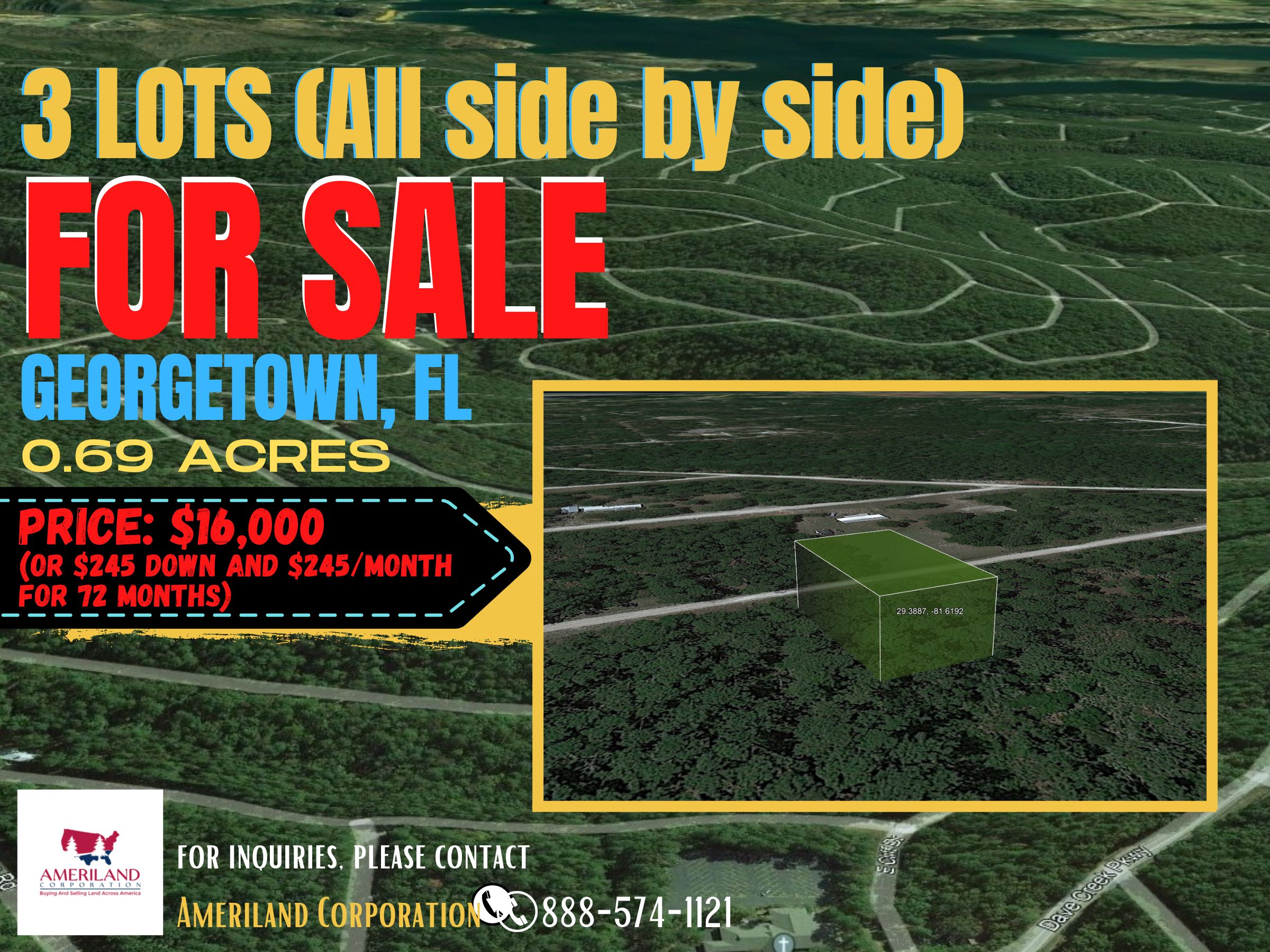 114 Mosswood St, Georgetown, FL 32139 | Land and Farm