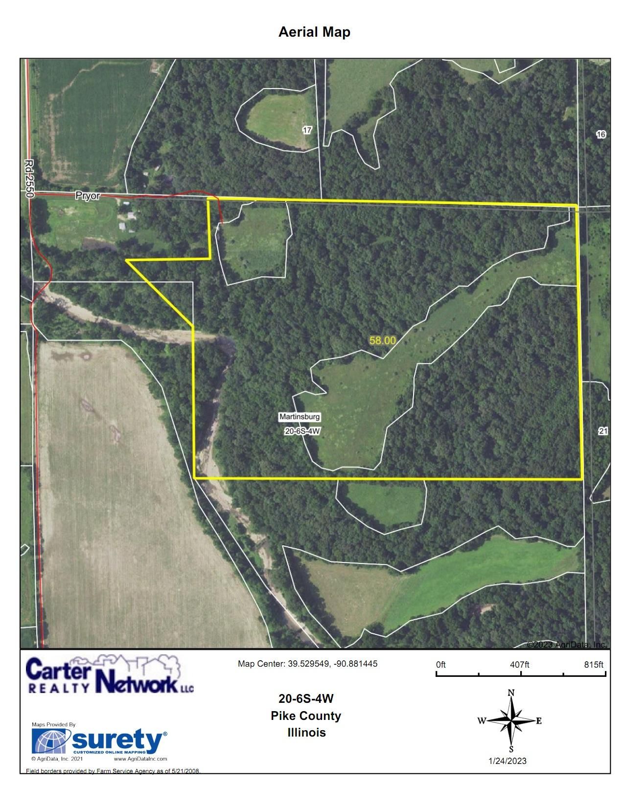 58 Acres, Pleasant Hill, IL 62366 | Land and Farm