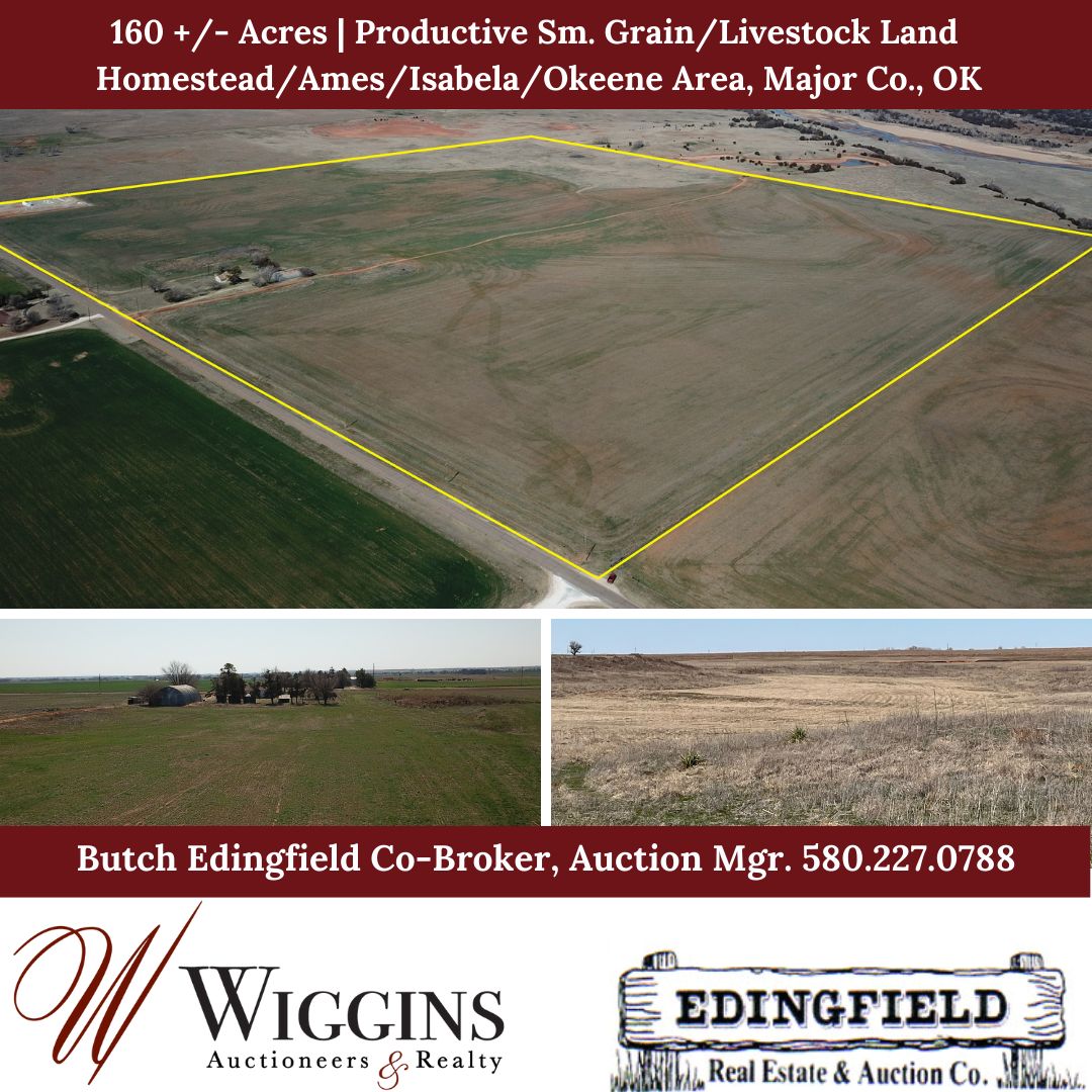 East 0550 Road, Ames, OK 73718 | Land and Farm