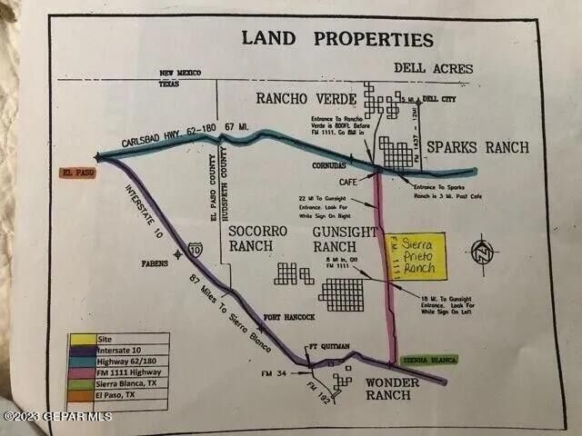 Tbd 25 SEC 11 SIERRA PRIETO LOT 13 Drive, Sierra Blanca, TX 79851 | MLS ...
