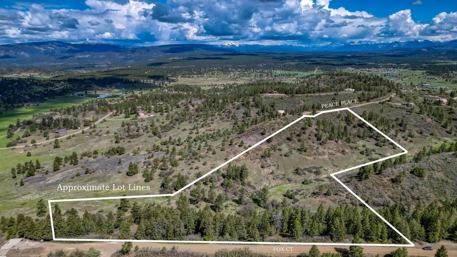 22.71 Acres, 154 & 204 Peace Place/153 & 421 Fox Place, Pagosa Springs ...