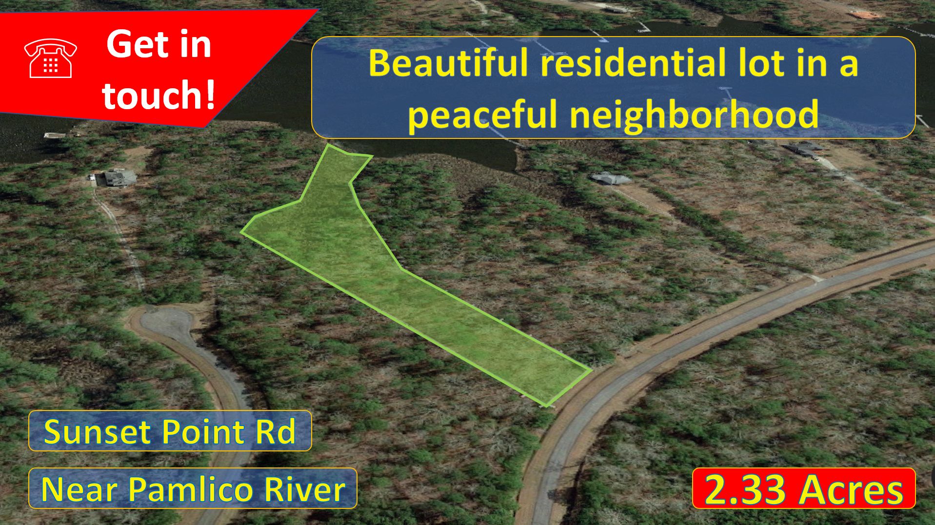 2.33 Acres, Sunset Point Rd, Bath, NC 27810 | Land and Farm