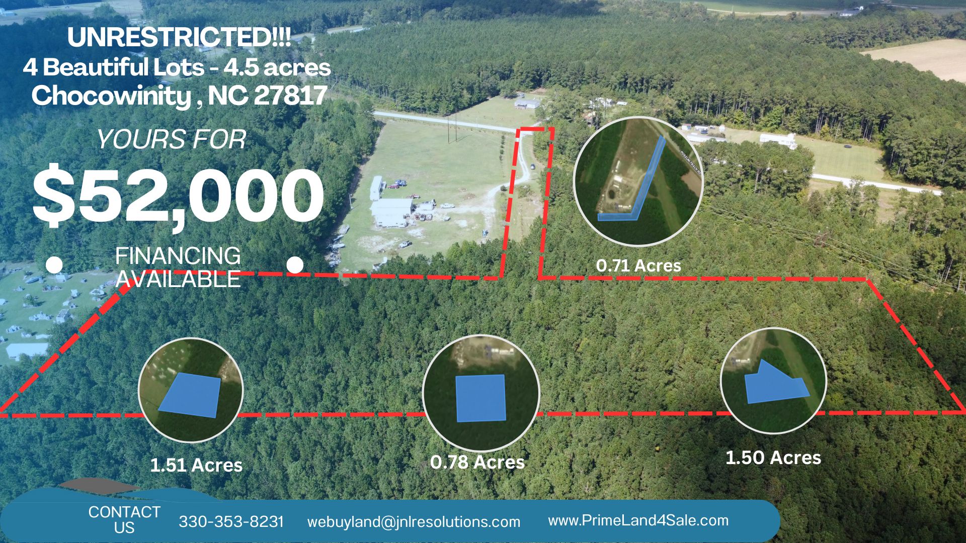 Magic Dr, Chocowinity, NC 27817 | Land and Farm