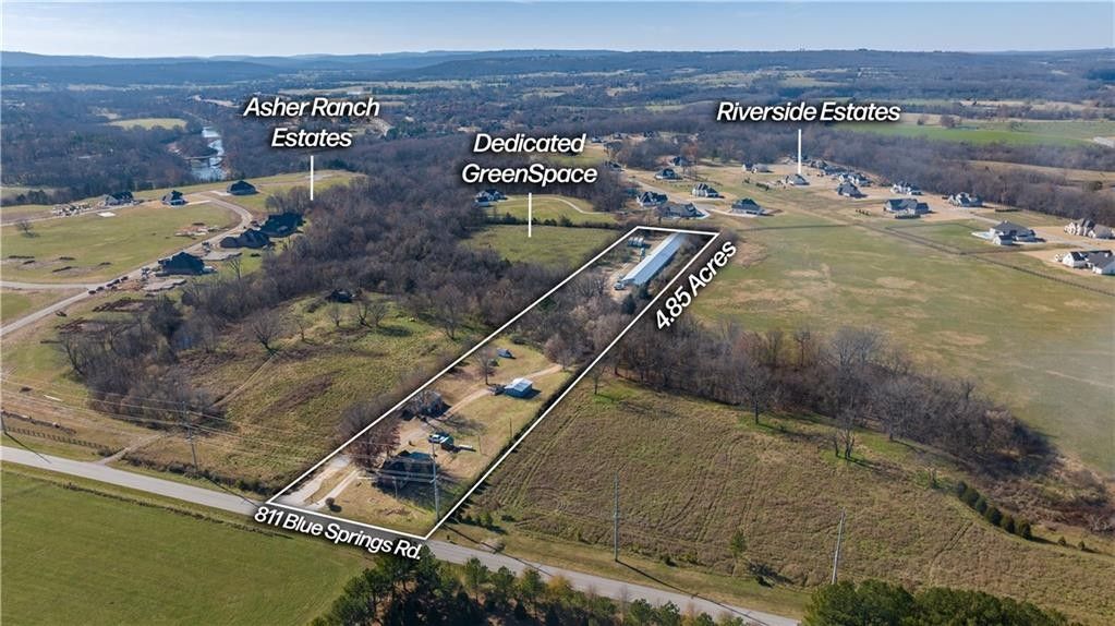 4.85 Acres, 811 Blue Springs RD, Fayetteville, AR 72703 | Land and Farm