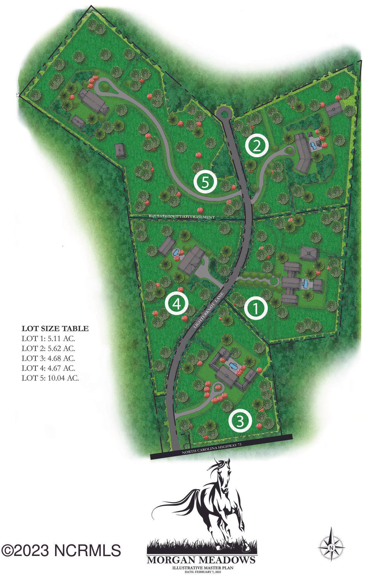 5.17 Acres, 110 Lighterknot Lane, West End, NC 27376 | Land and Farm