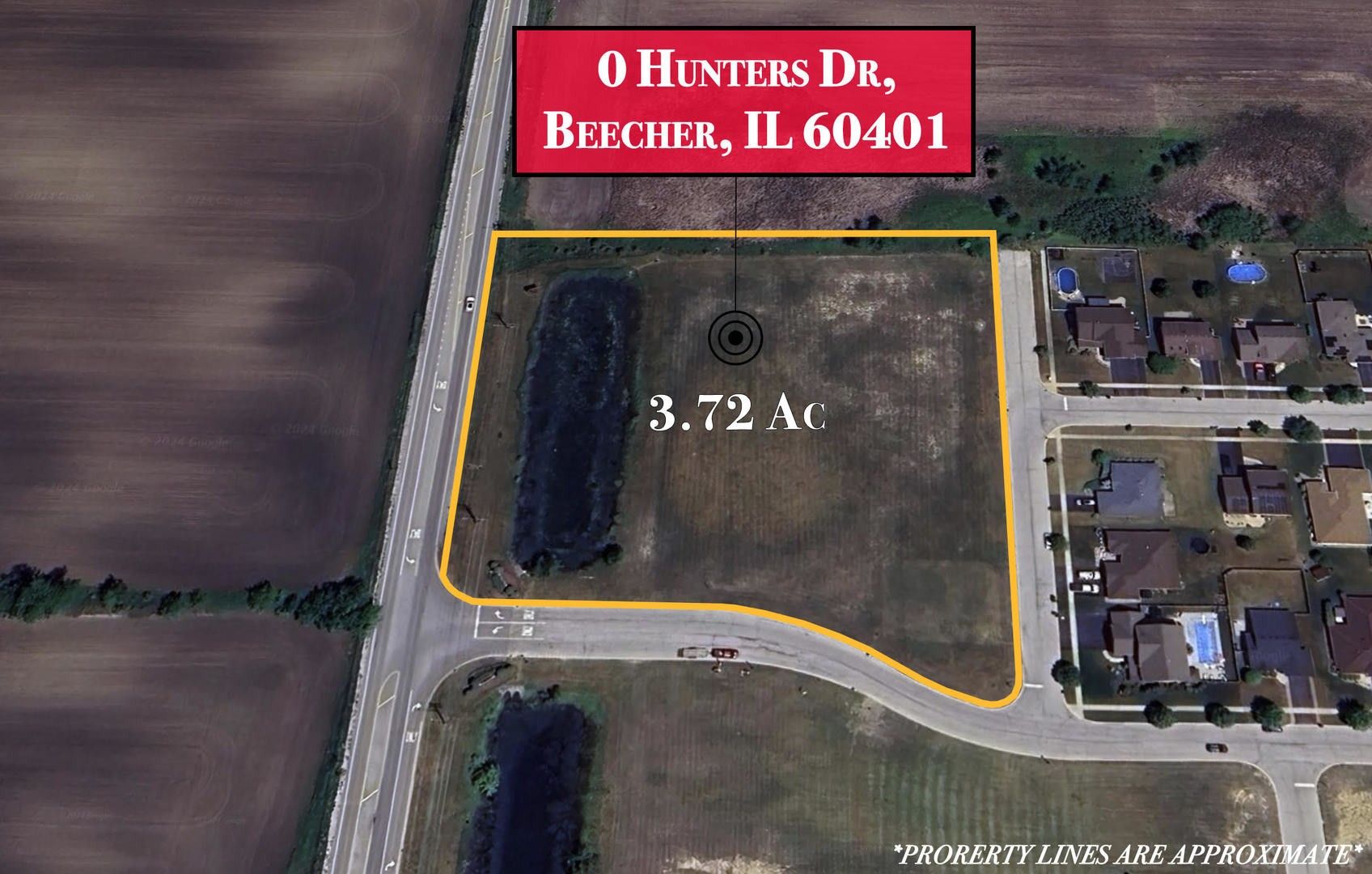 3.72 Acres, 0 Hunters Drive, Beecher, IL 60401 | Land and Farm