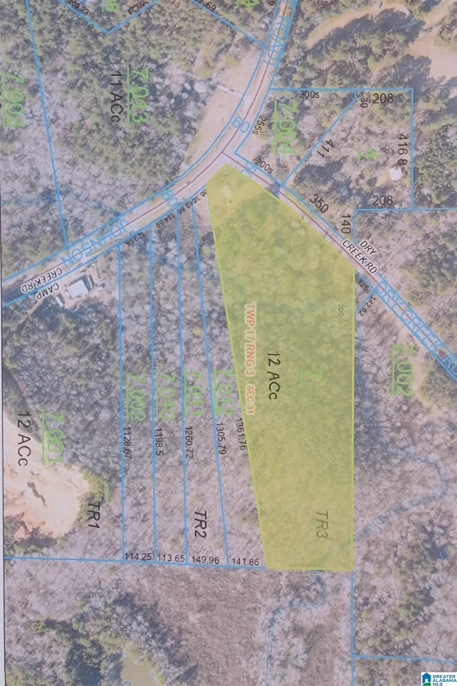 0 DRY CREEK ROAD, Cropwell, AL 35125 | MLS: 21389542 | Land and Farm