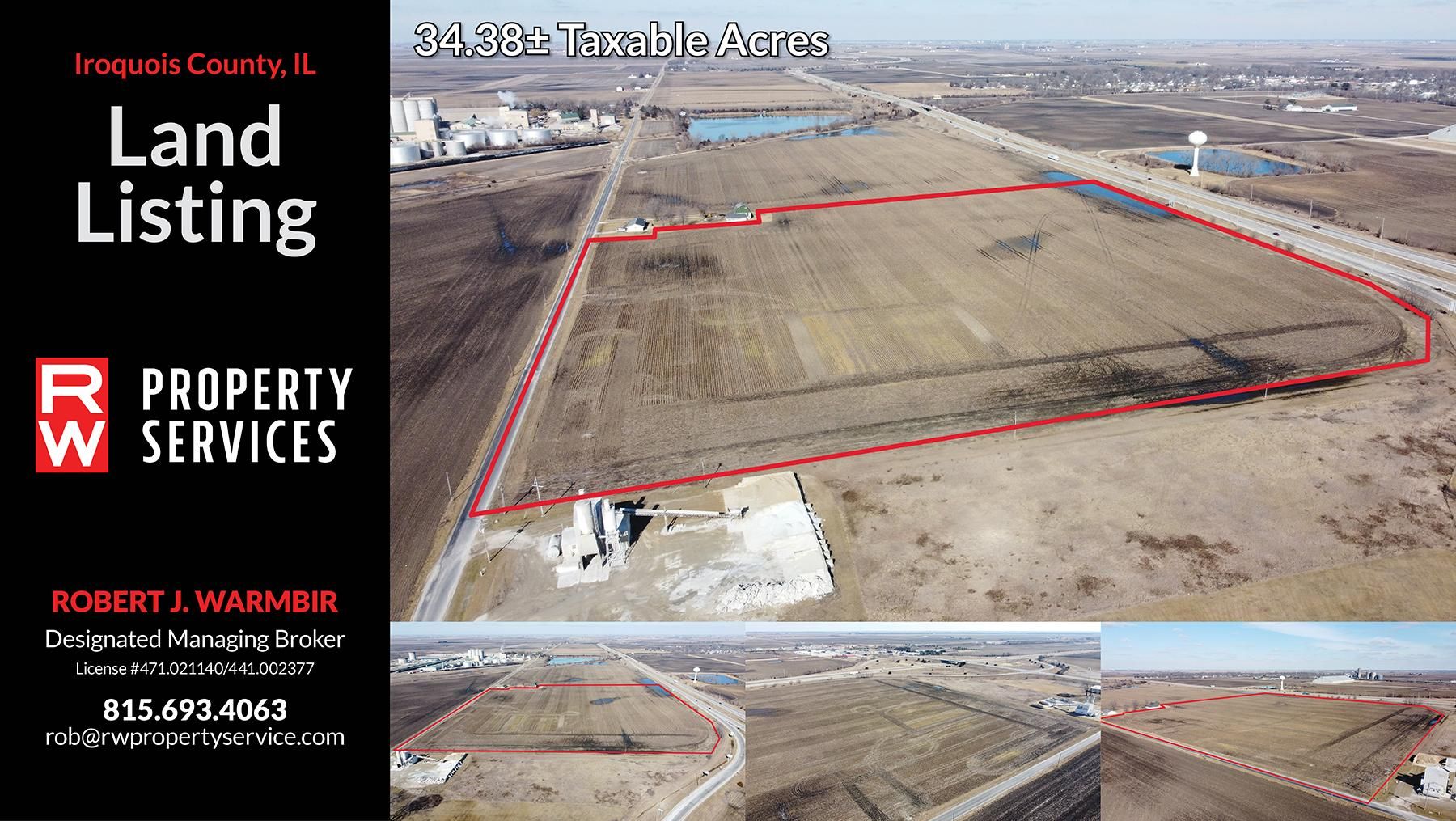 1726 N 600 East Rd, Gilman, IL 60938 | MLS: 12108700 | Land and Farm