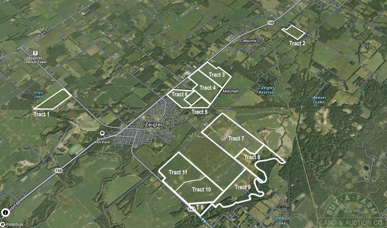 1,324 acres in Zeigler, IL, 62999 | Land and Farm